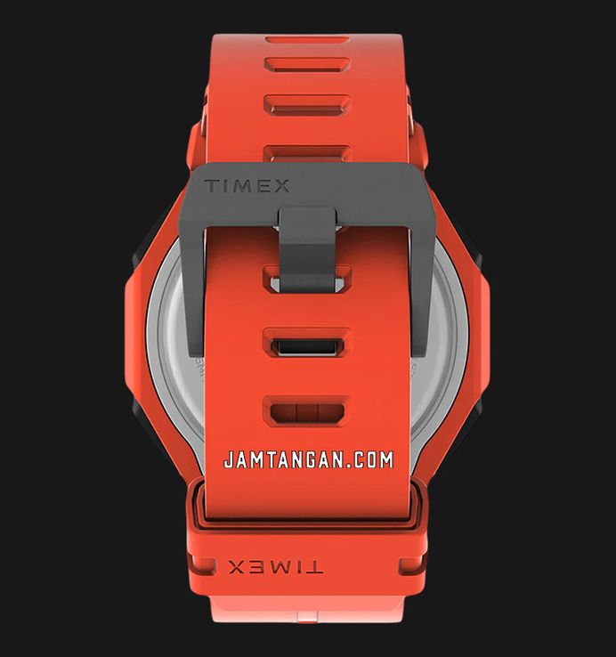 Timex Command Encounter TW2V60000 Digital Dial Orange Resin Strap ...