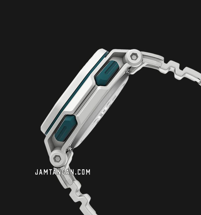 Timex Command Encounter TW2V63600 Inverted Digital Dial White Resin ...