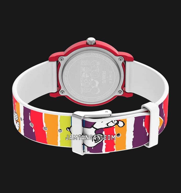 Timex X Peanuts Rainbow Paint TW2V77700 Snoopy Graphics White Dial ...