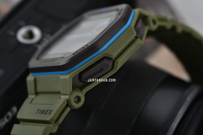 Timex Command Encounter TW2V93700 Digital Dial Green Resin Strap ...