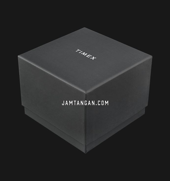 Timex Q TW2W53400 Men Chronograph Panda Dial Black Leather Strap ...