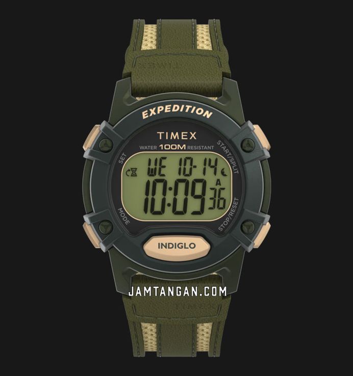 Timex Expedition TW4B30300 Cat5 Digital Dial Leather with Fabric Strap ...