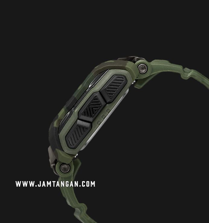 Timex Command Shock TW5M20400 Digital Dial Green Olive Rubber Strap ...