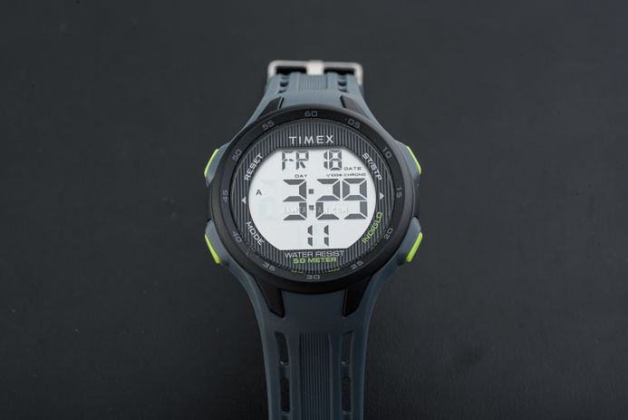 Timex DGTL TW5M41500 Digital Dial Grey Resin Strap | JAMTANGAN.COM