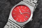 Casio General MTP-B145D-4A2 MTP-B145D-4A2VDF Red Dial Stainless Steel ...