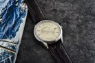 Seiko Classic SUR421 SUR421P1 Discover More Cream Dial Black Leather ...