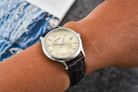 Seiko Classic SUR421 SUR421P1 Discover More Cream Dial Black Leather ...